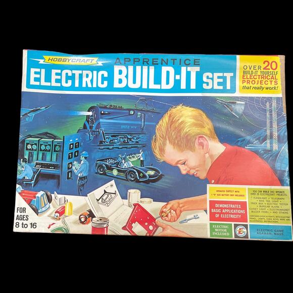 Hobbycraft | Toys | Hobbycraft Electric Build It Set Toy Vtg Over 2 ...